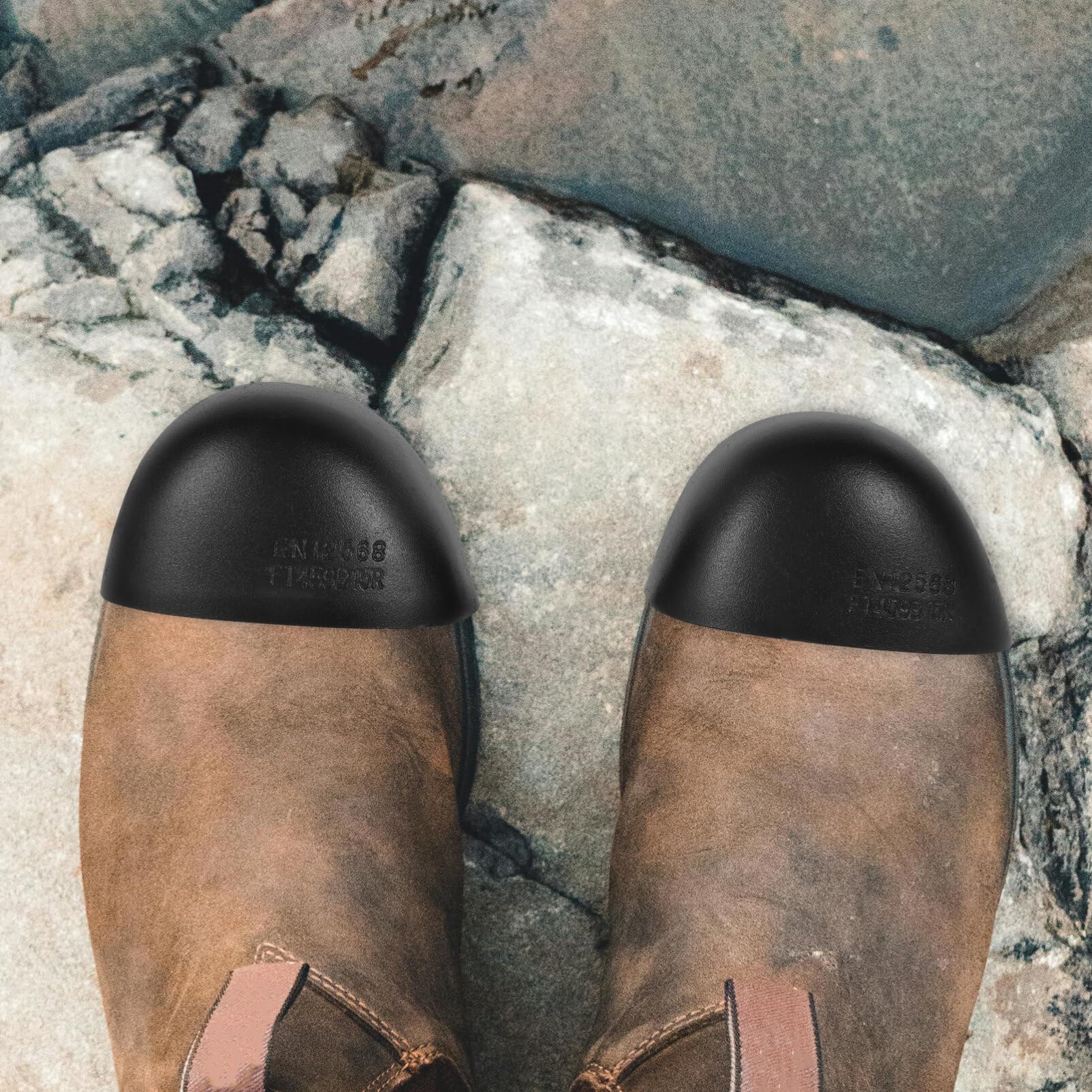 LIFKOME 1 Pair Steel Toe Guard Safety Boot Toe Covers Metatarsal Guards ...