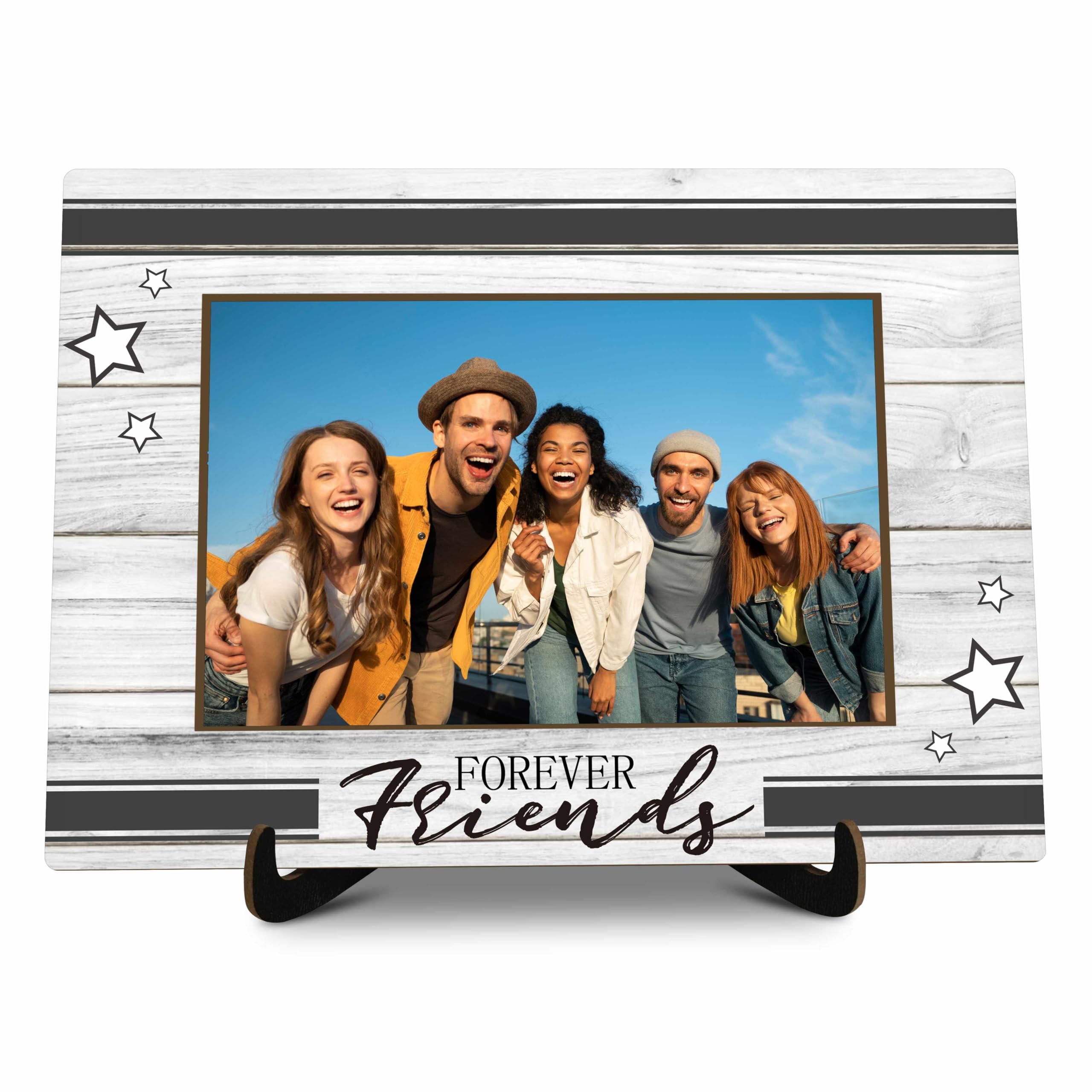 KFNER Friends Picture Frame Gifts, Wooden Friendship Photo Frame Gift ...
