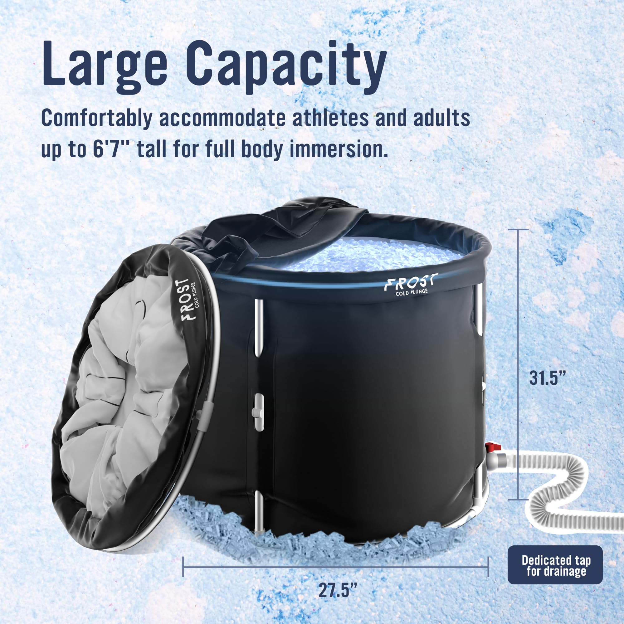 Mua FROST TUB Portable Ice Bath Tub for Athletes & Adults – Heavy Duty ...