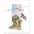 Amazon.com: Deployment Homecoming Military Welcome Home Cards, Boot ...
