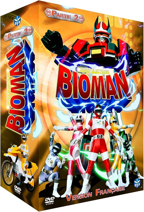 Bioman-Partie 2-Coffret 4 DVD-VF: Amazon.fr: DVD & Blu-ray