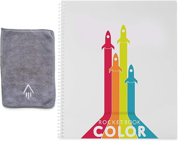 Amazon.com: Rocketbook Color Smart Reusable Coloring Notebook - Eco ...