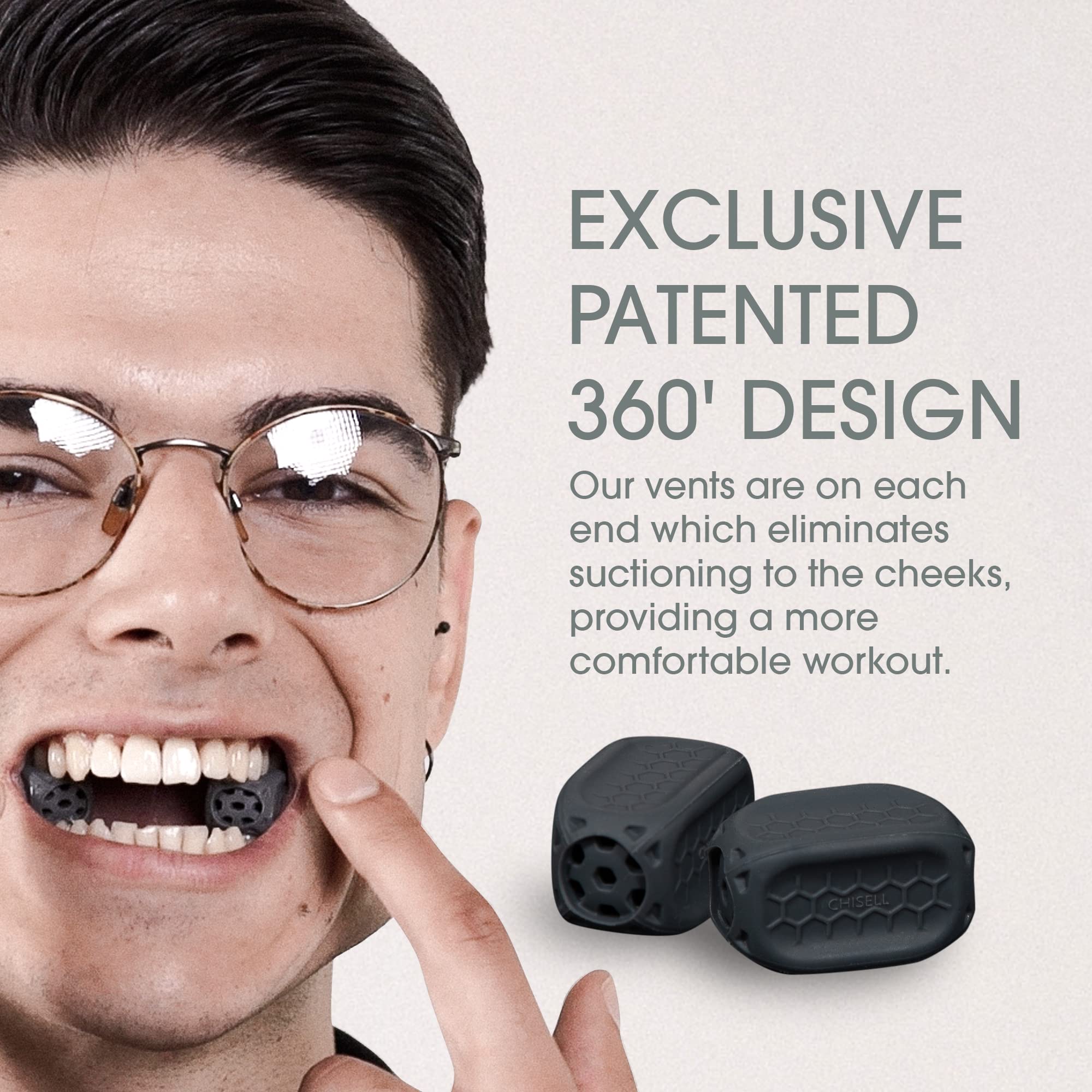 Mua CHISELL Jawline Exerciser & Jawline Sculptor, Bite Block for Regular Bite, Face Shaper, Face ...