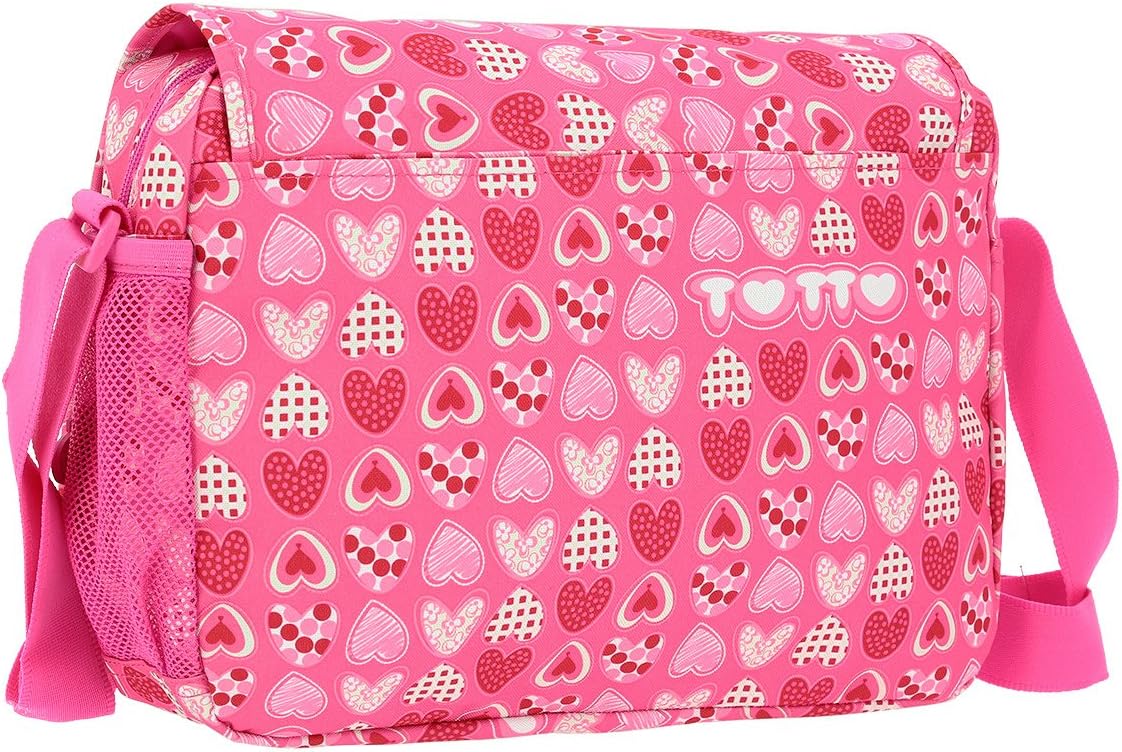 Totto Messenger School Bag, 75 cm, 7.5 liters, Multicolour (Multicolor ...