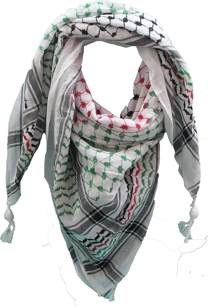 AUTHENTIC 100% Cotton Fashion Dessert Arab Middle Eastern Keffiyeh ...