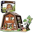 Amazon.com: BRICKKK PANTASY Wood-Cabin Building Set, Cabin House ...