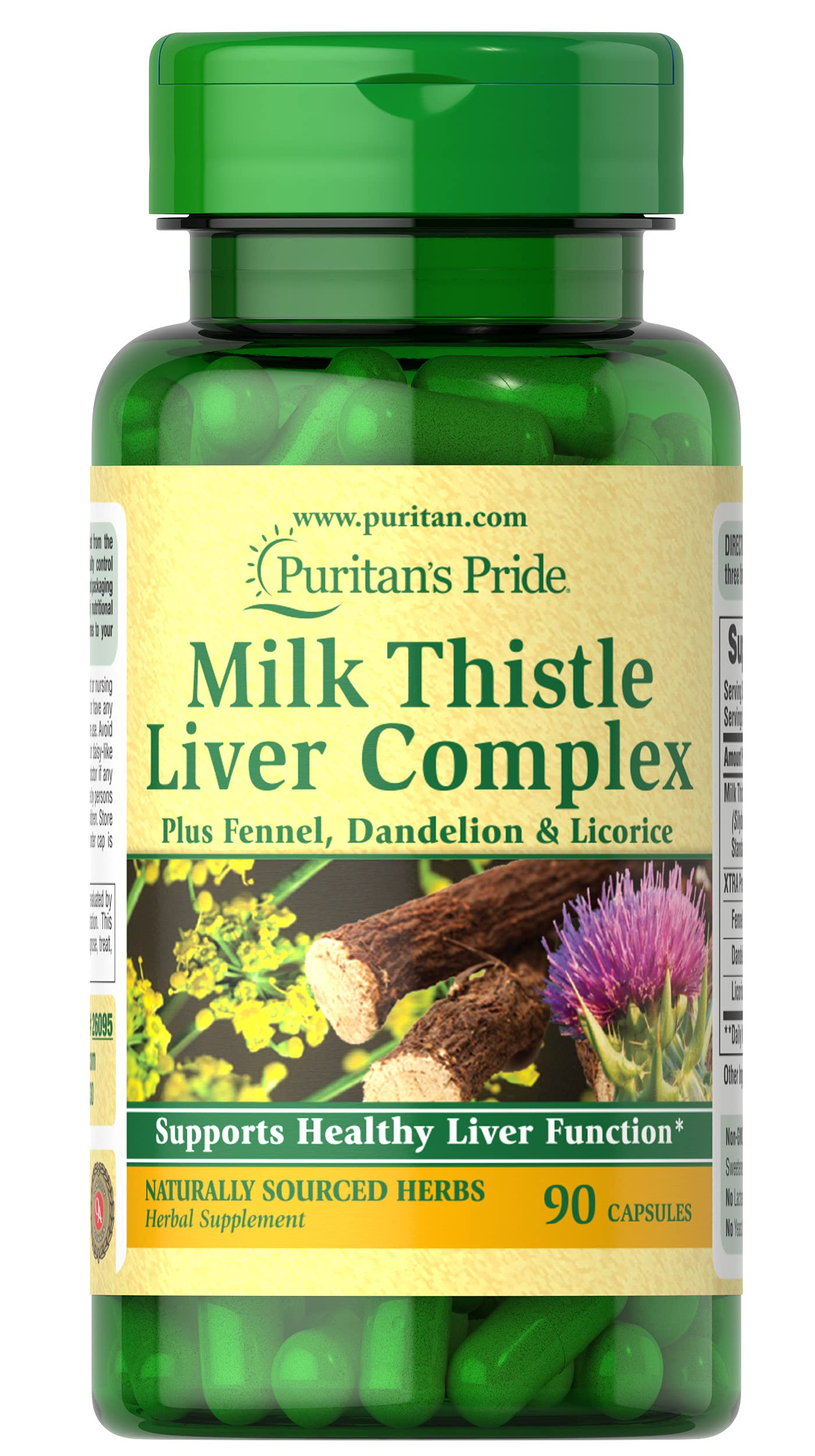 Mua Puritan's Pride Milk Thistle Liver Complex, Supports Healthy Liver ...