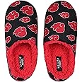 Amazon.com | Naruto Shippuden Fuzzy Slippers, Naruto Akatsuki Red Cloud ...