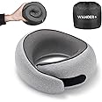 Amazon.com: WANDER PLUS® Travel Pillow, 100% Pure Memory Foam Travel ...