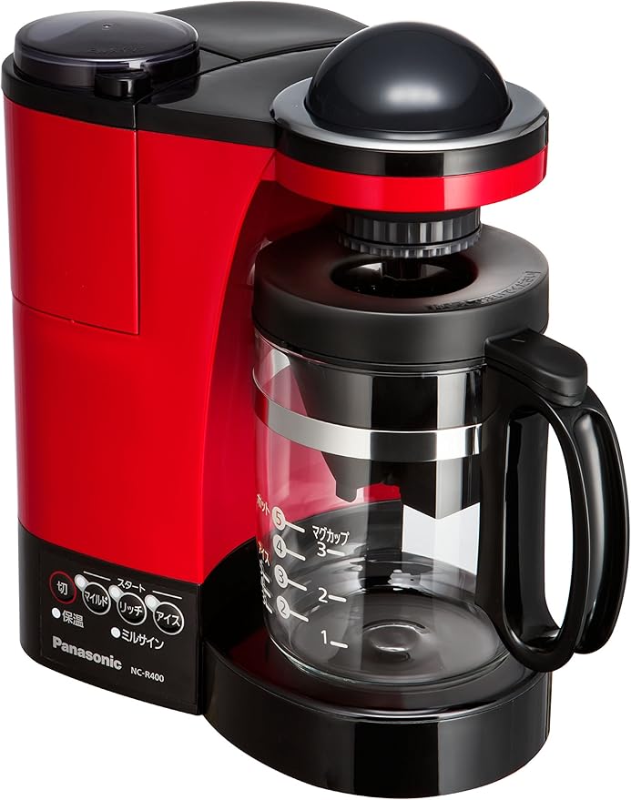 Amazon.com: Panasonic With mill Water purification coffee maker NC-R400 ...