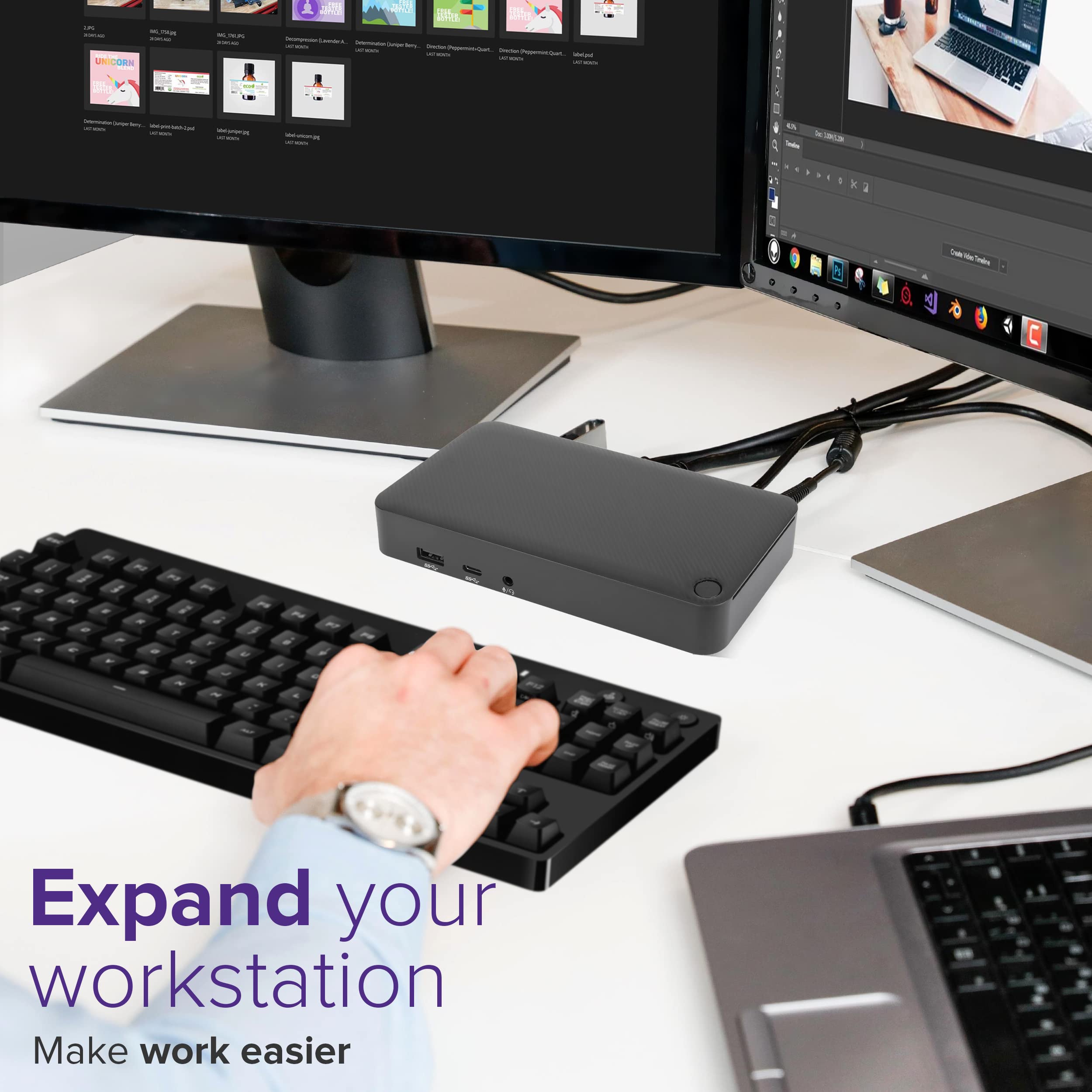 Mua USB C Docking Station Universal DV4K, USB C Laptop Docking Station ...