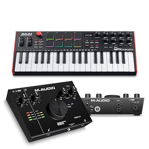 Akai Professional Recording Studio Package - MPK Mini Plus USB MIDI ...