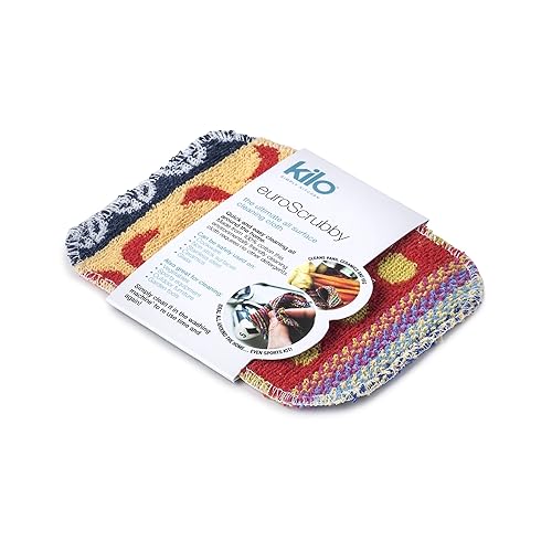 Kilo Non-Scratch Scourer, Cotton, Multi-Colour, 17 x 13 x 0.01 cm ...