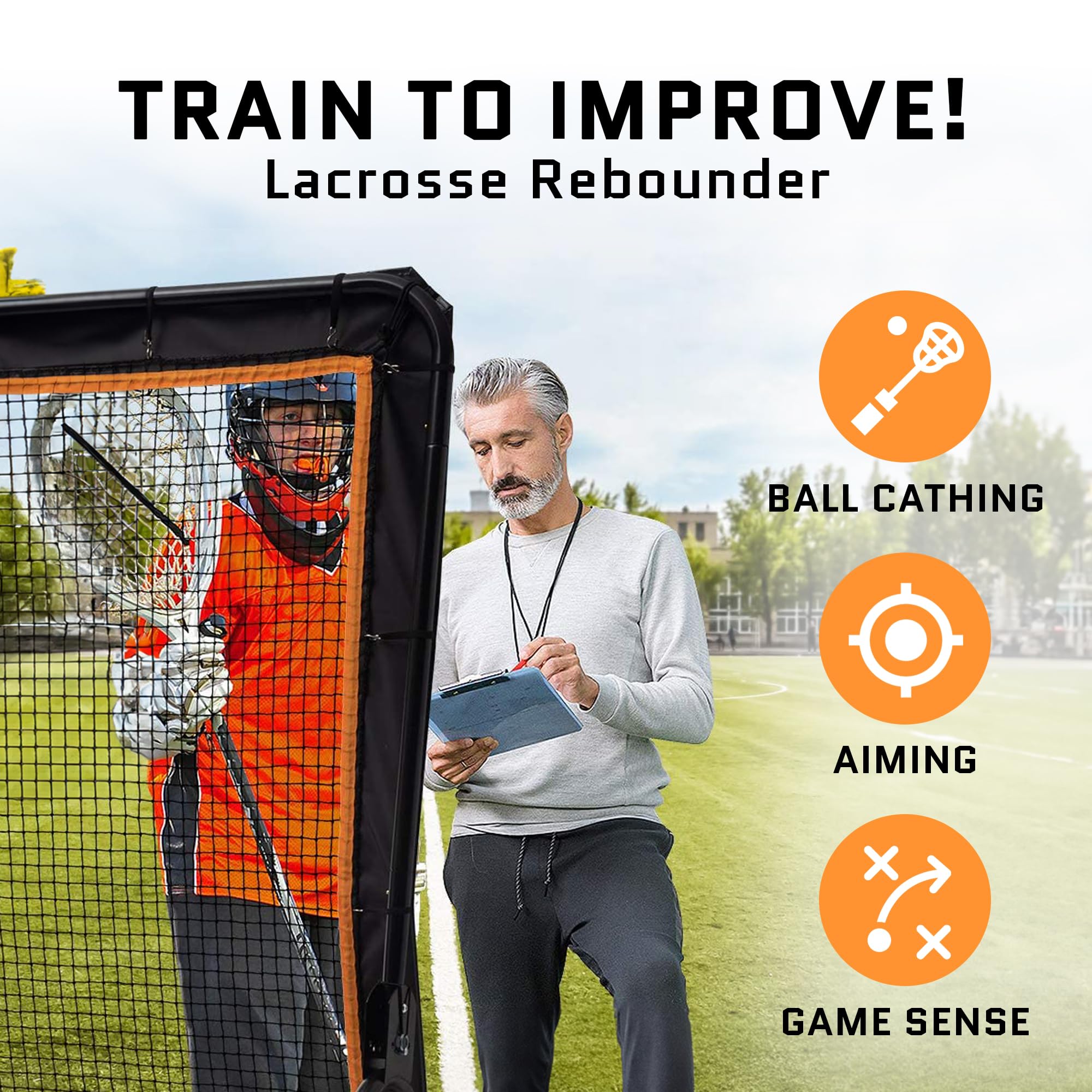 Mua ACELETIQS Lacrosse Rebounder for Backyard 4x6 Feet Baseball ...