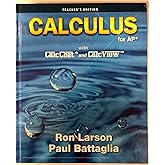 Amazon.com: Calculus for AP, 1st edition: 9781305674912: Larson, Ron ...