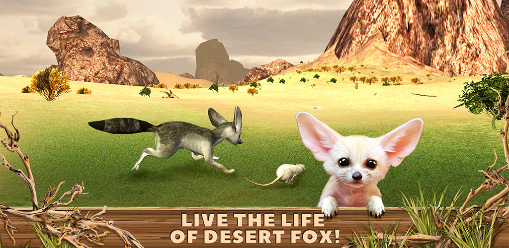 Fennec Fox Simulator 3D: Desert Wilderness Little Beast Surviving Game ...