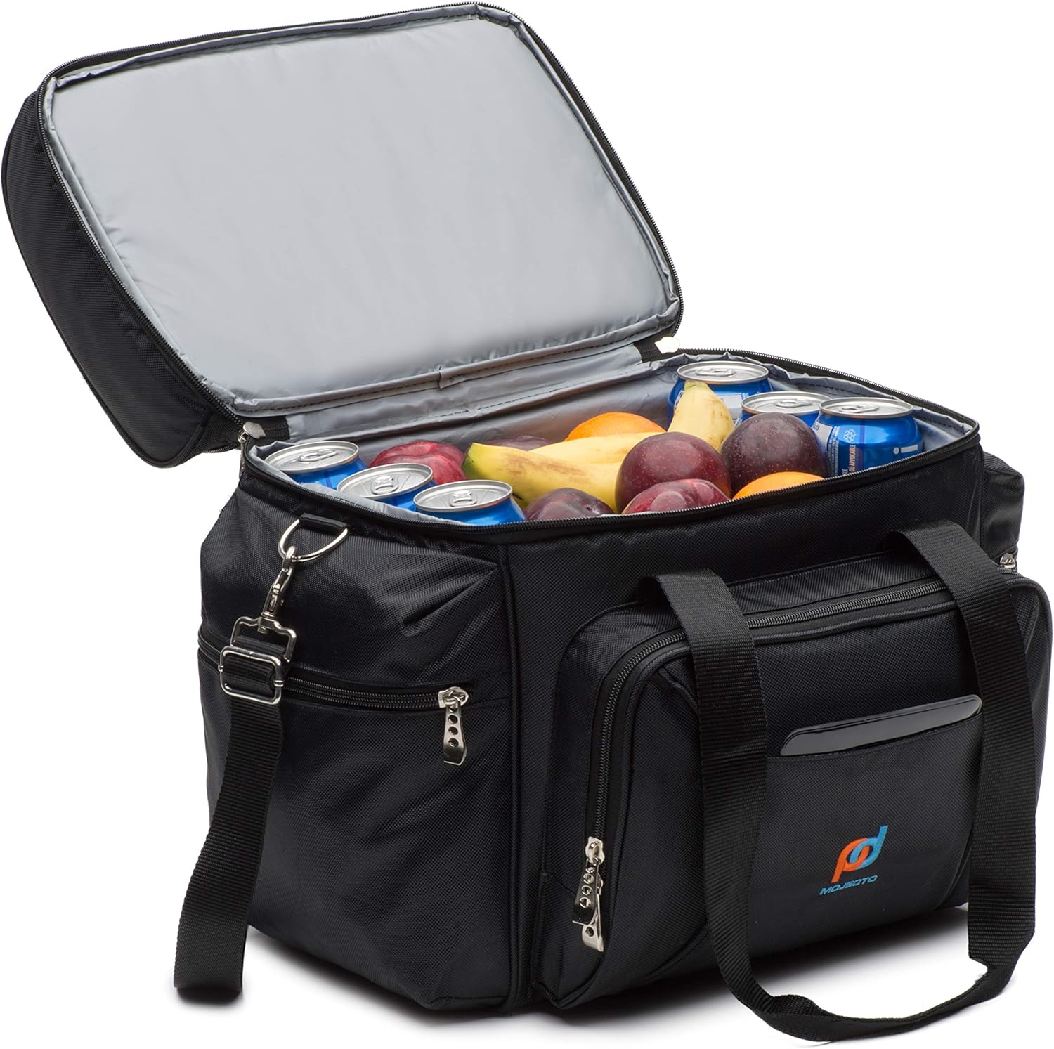 Large Cooler Bag with Leakproof Hard Shell Liner Bucket. Two Insulated ...