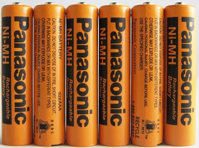 Panasonic NiMH AAA Rechargeable Battery for Cordless: Amazon.co.uk ...