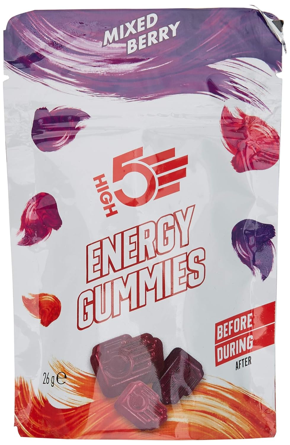 HIGH5 Energy Gummies Mixed Berry 10x26g: Amazon.co.uk: Health ...