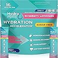 Amazon.com: HydroMATE Electrolytes Powder No Sugar Strawberry Lemonade ...