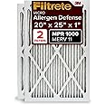 Filtrete 20x25x1 AC Furnace Air Filter, MERV 11, MPR 1000, Micro ...