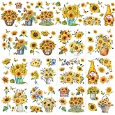 Amazon.com: Rngmsi Sunflower Rub on Transfers for Crafts - Rngmsi 6 ...