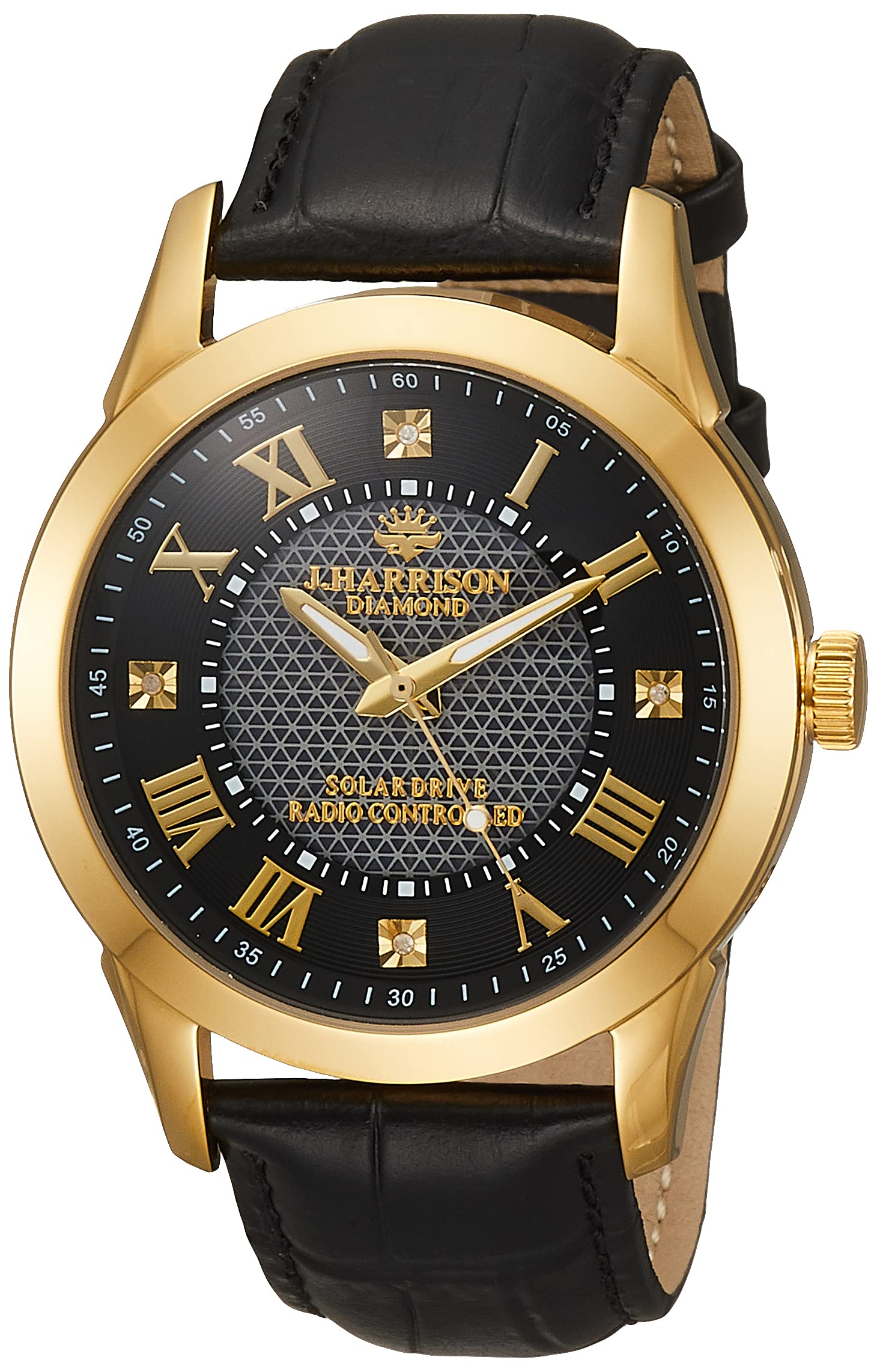 Mua J Harrison JH-085GB Men's Wristwatch, Black, Dial color - black ...