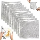 Amazon.com: 10 pcs Upgrade Steel Wire Dishcloth Double-Layer ...