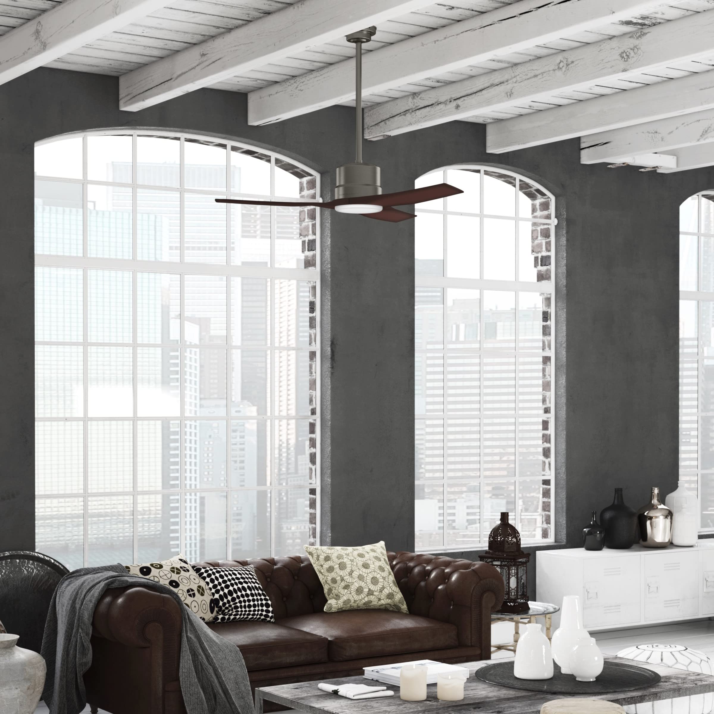 Mua Casablanca Piston Indoor / Outdoor Ceiling Fan with LED Light and ...