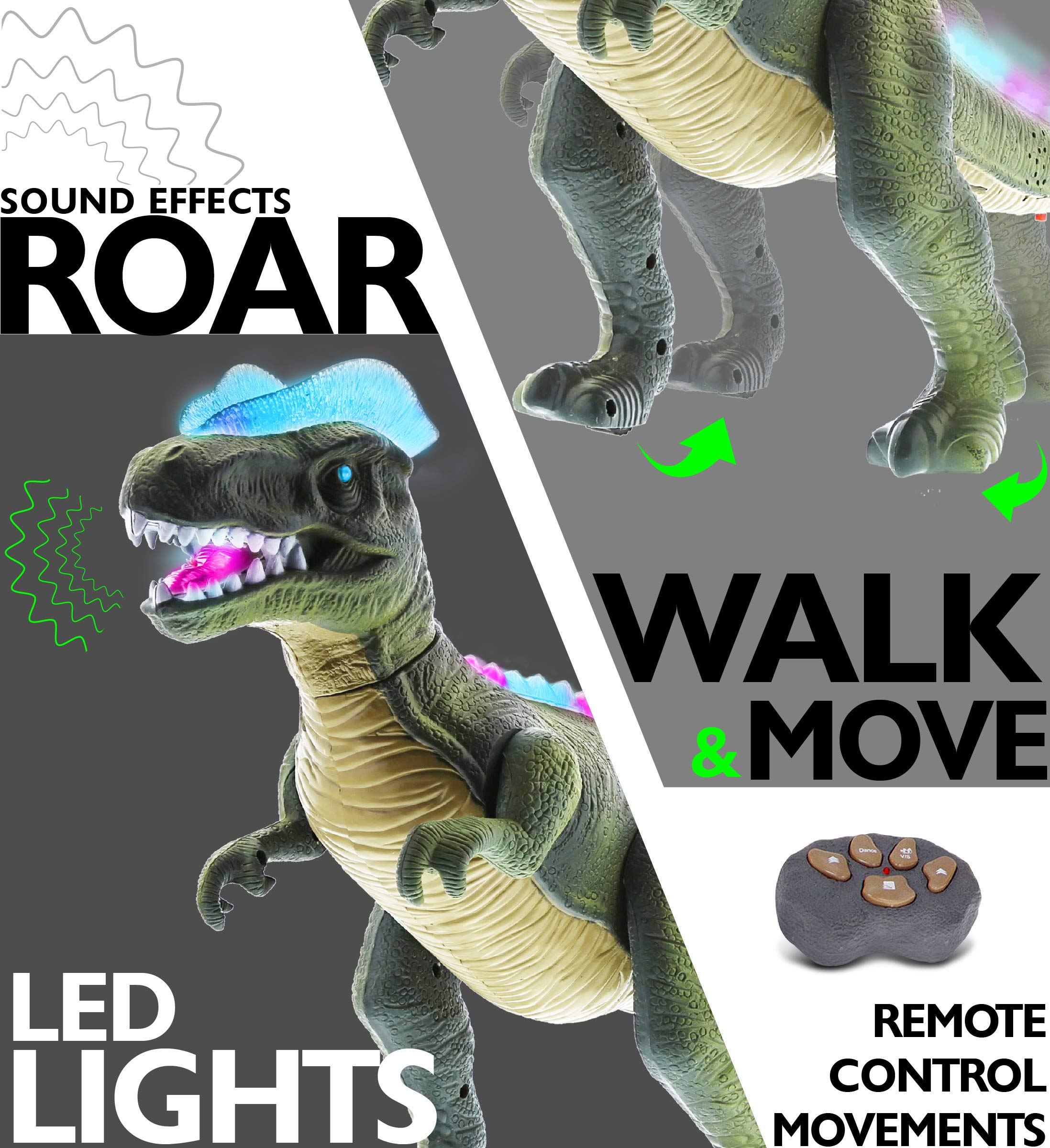 Mua Mozlly Big Tyrannosaurus Rex Realistic Remote Control Dinosaur Toy ...