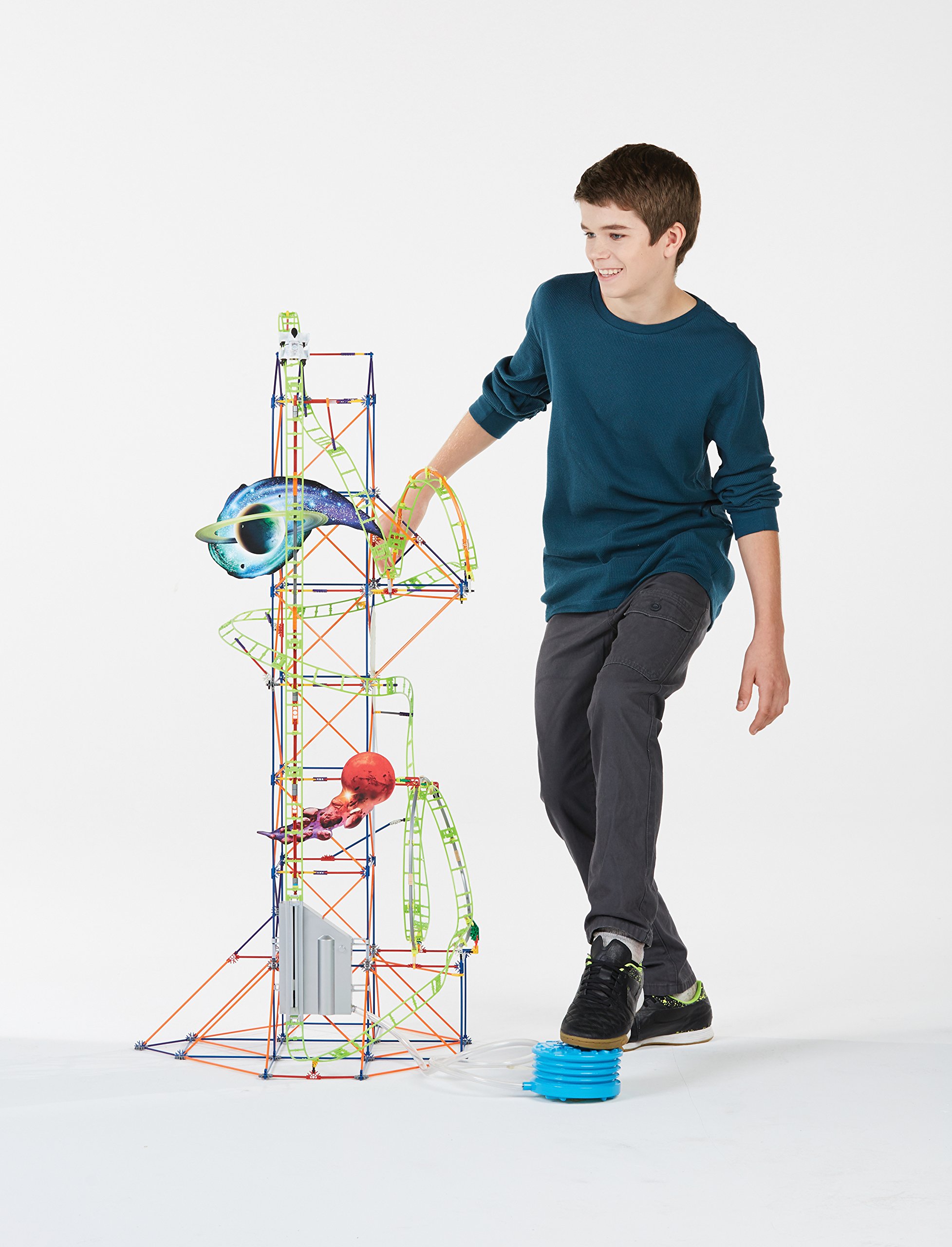 K'NEX Thrill Rides Lunar Launch Roller Coaster Building Set | Pricepulse