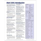 Microsoft Word 2010 Introduction Quick Reference Guide (Cheat Sheet of ...