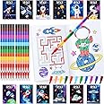 Amazon.com: BenLouis 24 Outer Space Mini Coloring Books Kids with 24 ...