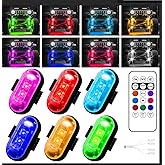 Amazon.com: Wireless LED Lights for Car, Wireless Rock Lights with 8 Colors 10 Modes,Led Strobe ...