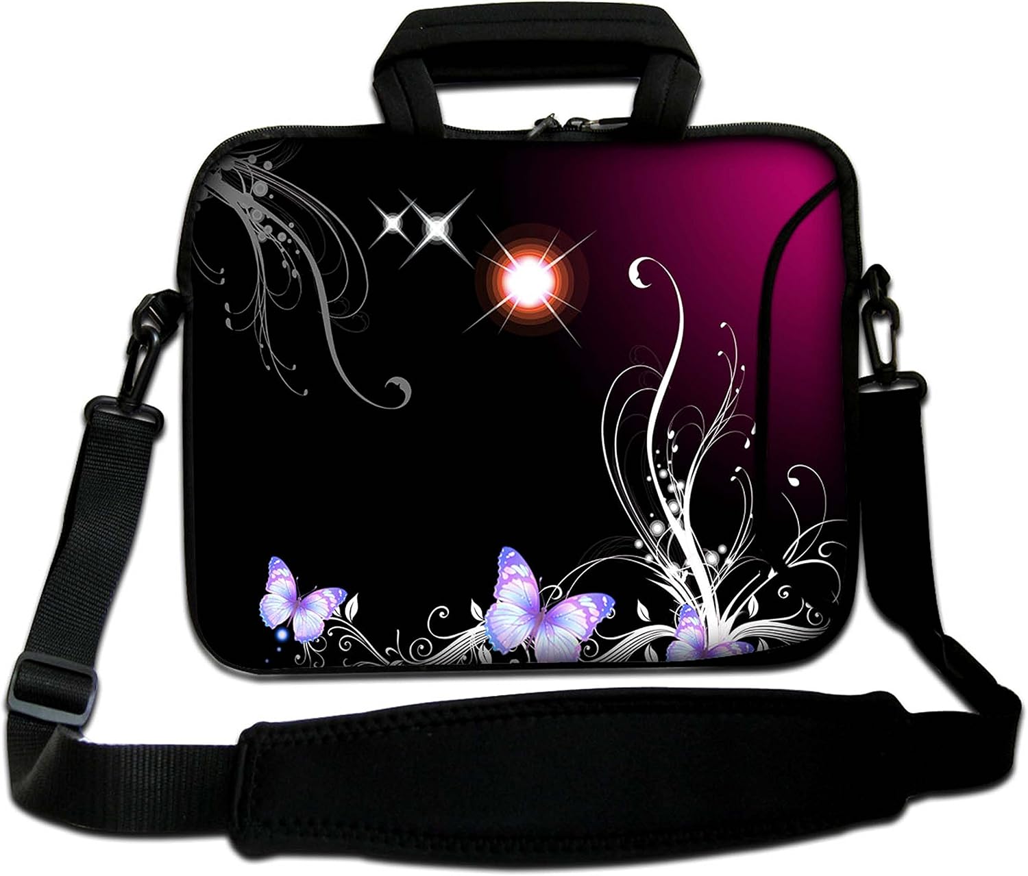 10″ Inches Design Laptop Notebook Sleeve Soft Case Bag With Handle and ...