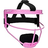 Amazon.com : RIP-IT Defense Pro Softball Fielder's Mask with Blackout ...