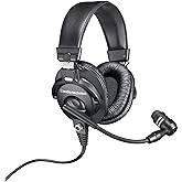 Amazon.com: Audio-Technica BPHS1 Broadcast Stereo Headset with Dynamic ...