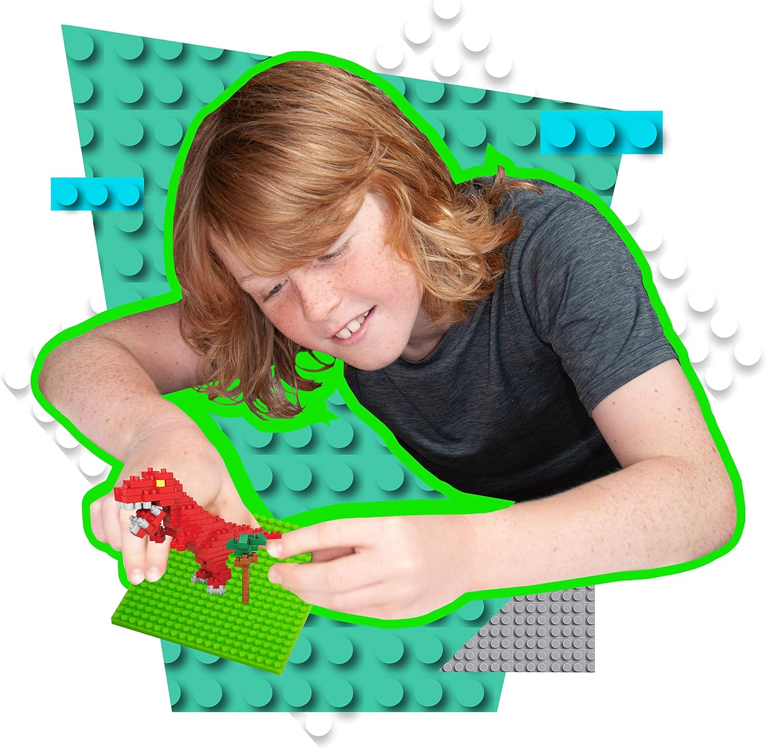 Microbricks – T-Rex from Deluxebase. Mini Block Dinosaur Puzzle ...