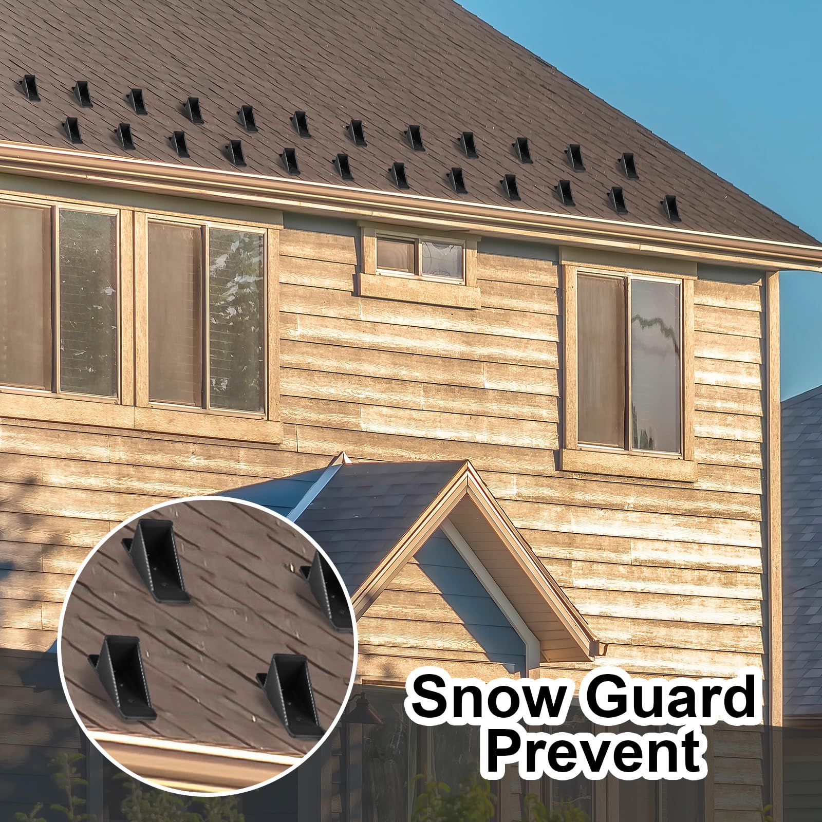 Snow Guards For Metal Roofs Mini Roof Guard Prevent Sliding Ice Snow ...