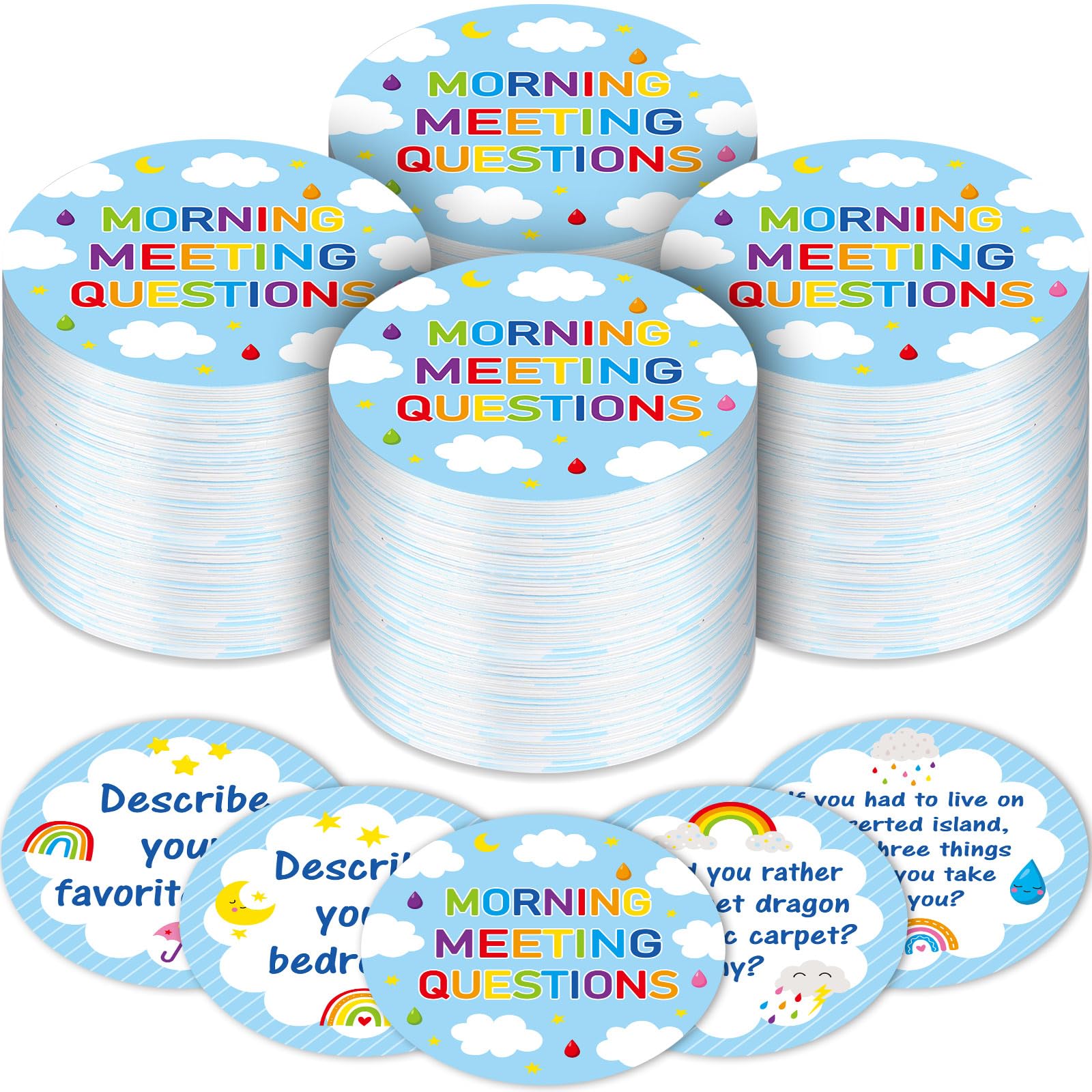 Mua 50 Morning Meeting Chips Questions Cards for Students, Classroom ...