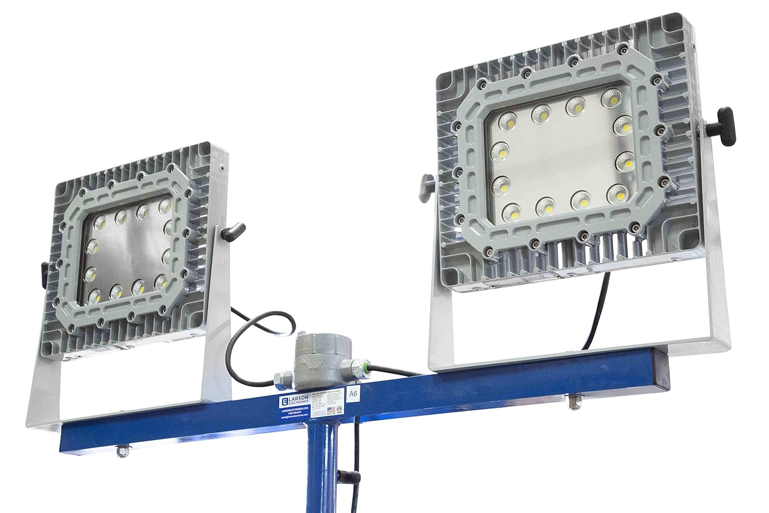 300 Watt Explosion Proof LED Light Tower C1D1-100 Cord 16A Pin/Sleeve ...