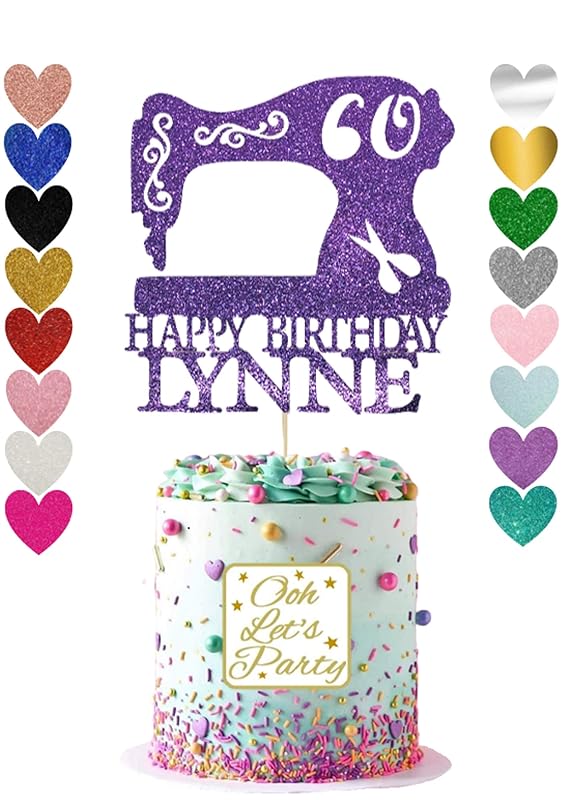 39. Personalised Sewing Machine Cake Topper: Amazon.co.uk: Handmade