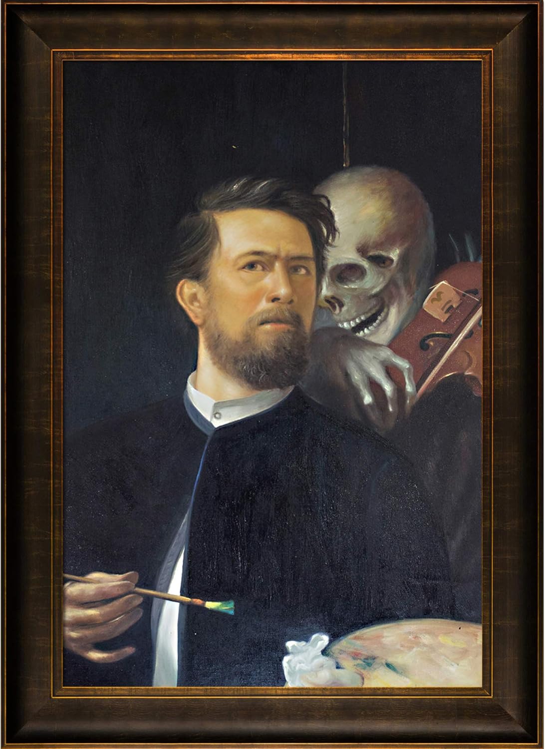 Amazon.com: La Pastiche overstockArt Self-Portrait with Death As A ...
