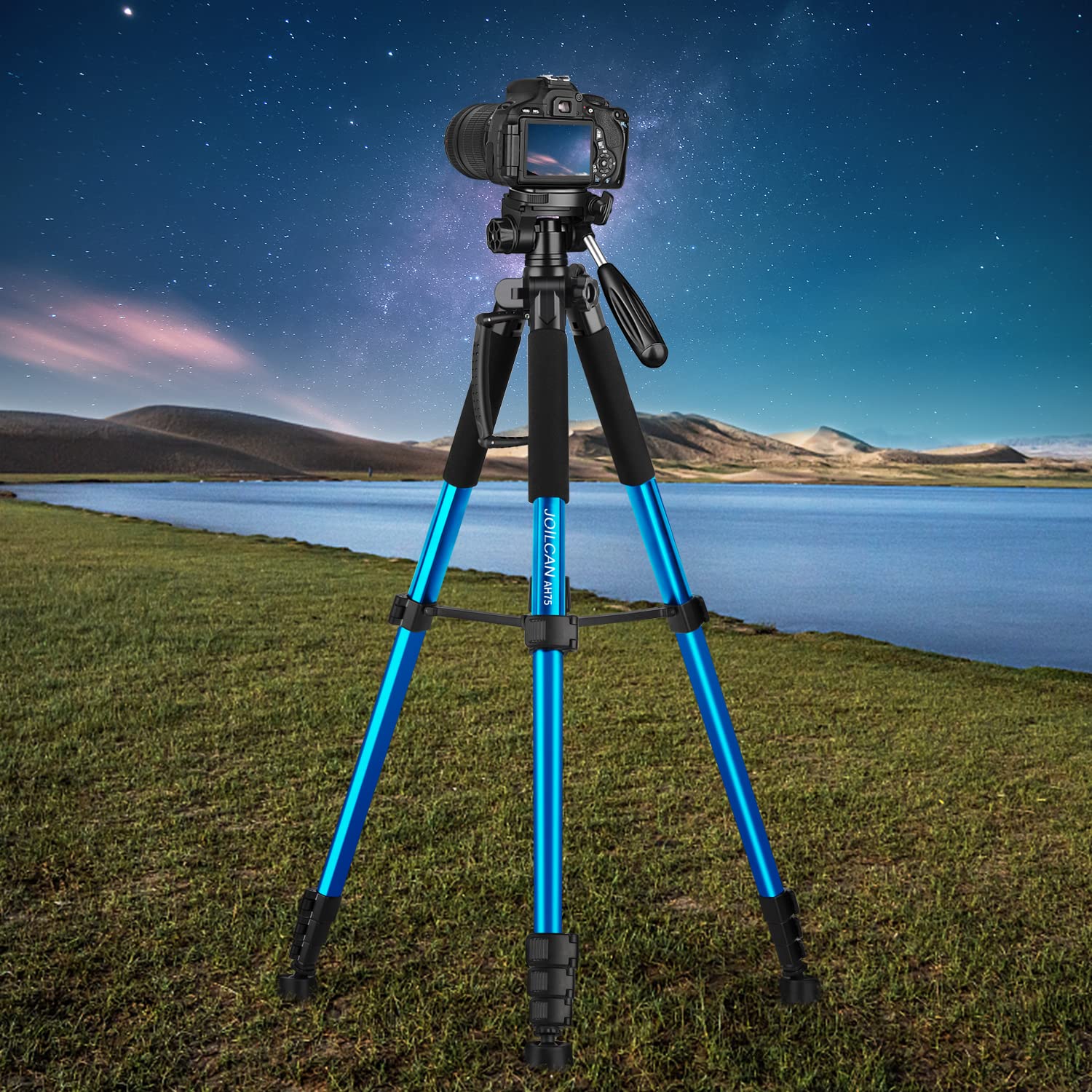 JOILCAN Tripod Camera Tripods, 74" Tripod For Camera Cell Phone Video ...