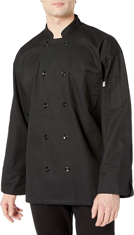 Amazon.com: Uncommon Threads Unisex Classic Chef Coat Cook Jacket with ...
