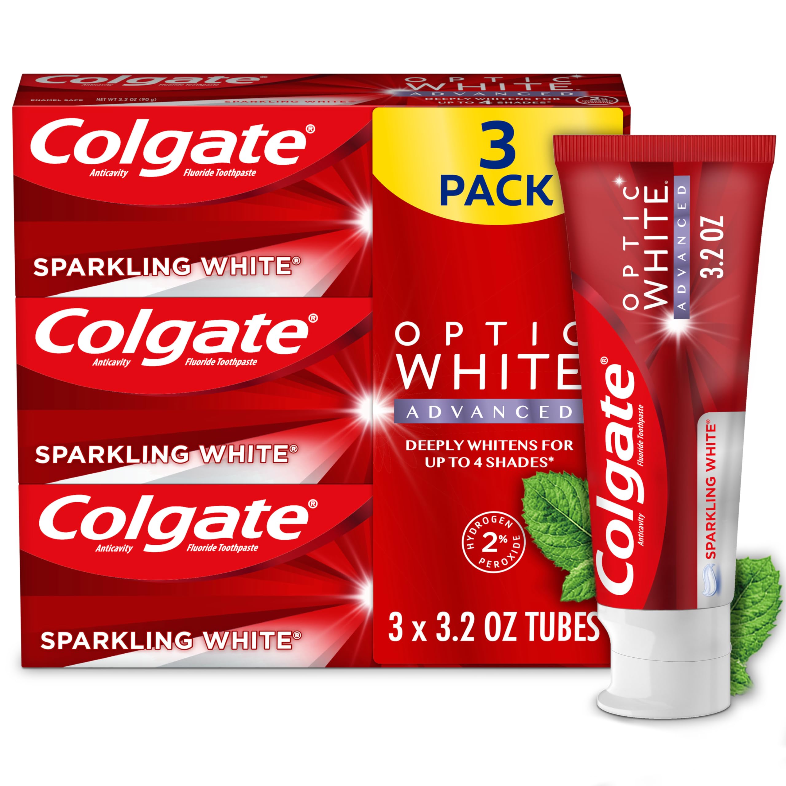 Mua Colgate Optic White Advanced Hydrogen Peroxide Toothpaste, Teeth ...