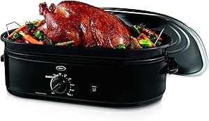 Amazon.com: Oster Roaster Oven with Self-Basting Lid, 18 Quart, Black ...