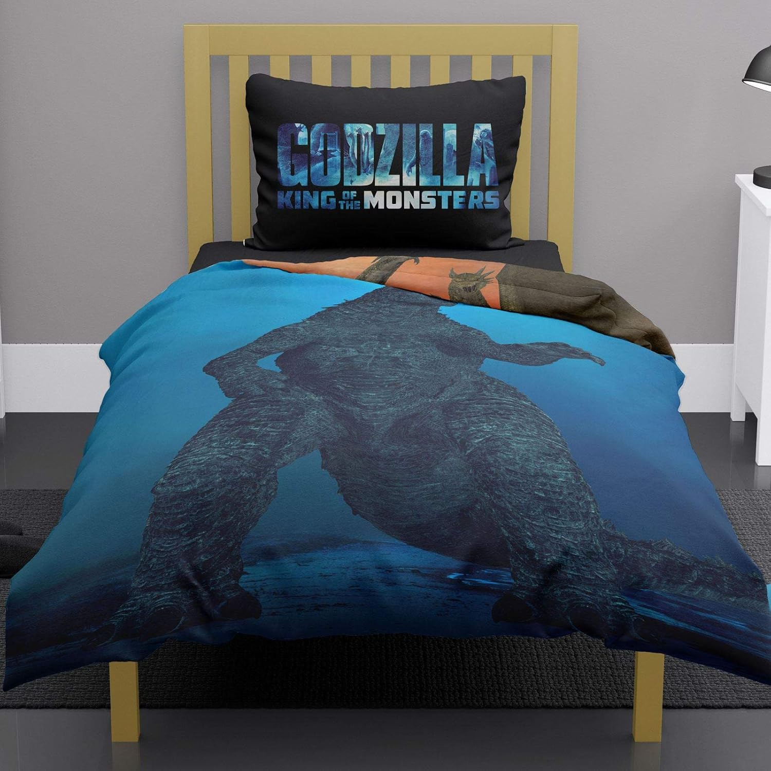 Godzilla King of Monsters Single Duvet Cover Reversible Bedding Set ...