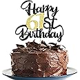 Amazon.com: Klionjor 61st Happy Birthday Cake Topper and Decoration ...