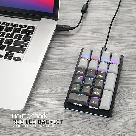 Mua Darmoshark Mechanical Numeric Keypad Hot-Swap GATERON Switch Wired ...